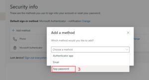How to Create or Set up New App Password in Office 365?