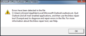 15 Most Common Errors for Microsoft Outlook & its Data Files