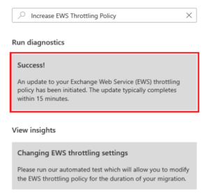 How to Increase or Disable EWS throttling in Office 365?
