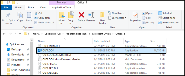 Cannot open your default email folder error in MS Outlook - Cloudbik