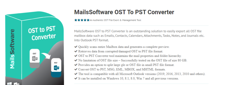10 Best OST to PST Converter for Outlook- Free OST2PST Tools