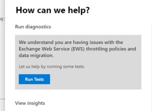 How to Increase or Disable EWS throttling in Office 365?