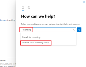 How to Increase or Disable EWS throttling in Office 365?