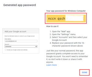 How to create app password and enable IMAP in Gmail?