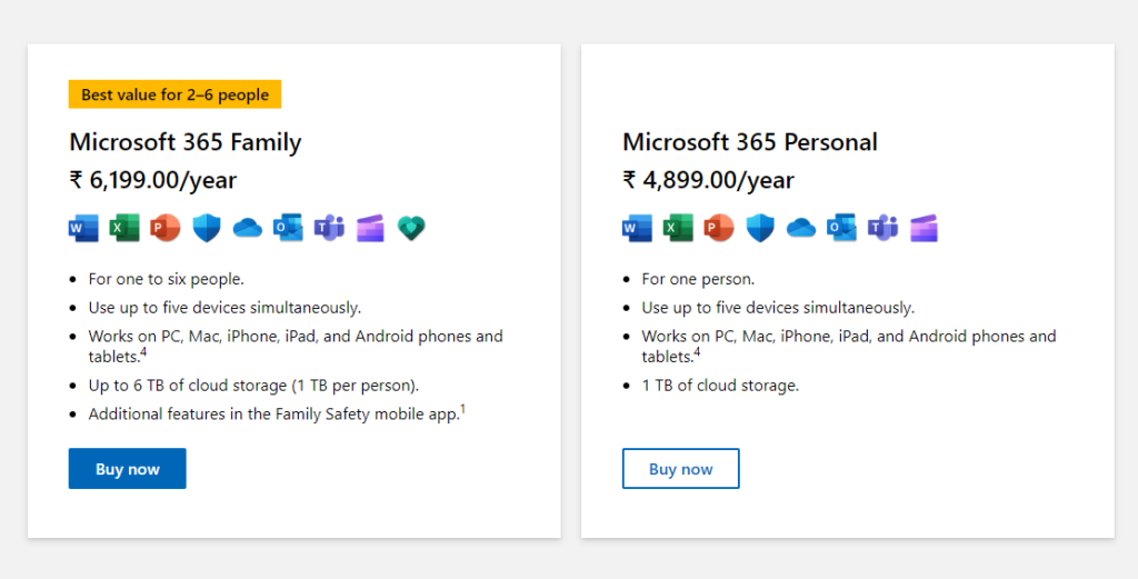 Compare All Microsoft Office 365 Plans and Pricing