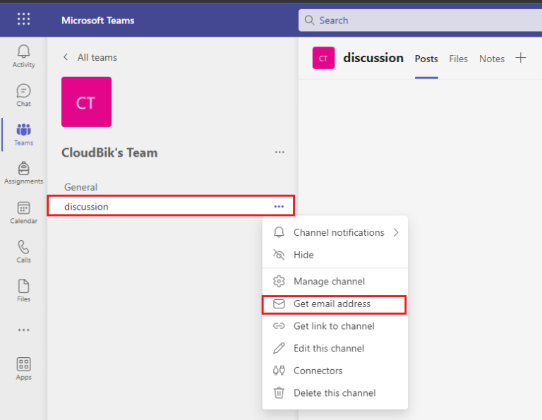 How to Send Emails to Teams Channel directly?