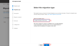 Perform Google Workspace to Microsoft 365 Migration