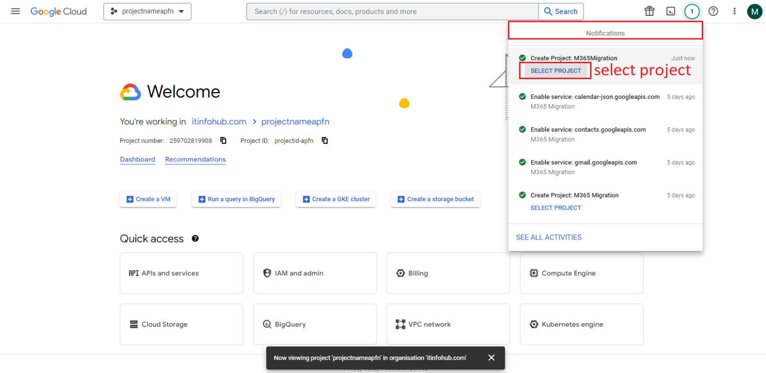 Perform Google Workspace to Microsoft 365 Migration