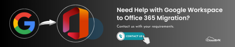 Perform Google Workspace to Microsoft 365 Migration