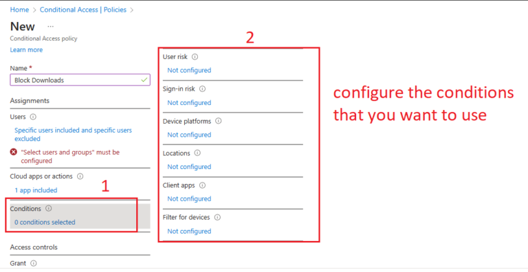 Set Block Download Policy for SharePoint Online and OneDrive