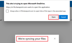 Add SharePoint to File Explorer by Syncing to OneDrive