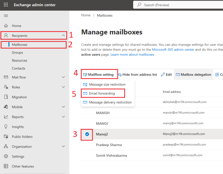 Check Mail Forwarding Status In Microsoft Office 365 8460