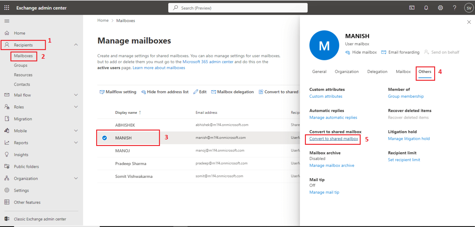 How Do I Convert Mailbox to Shared Mailbox in Office 365?
