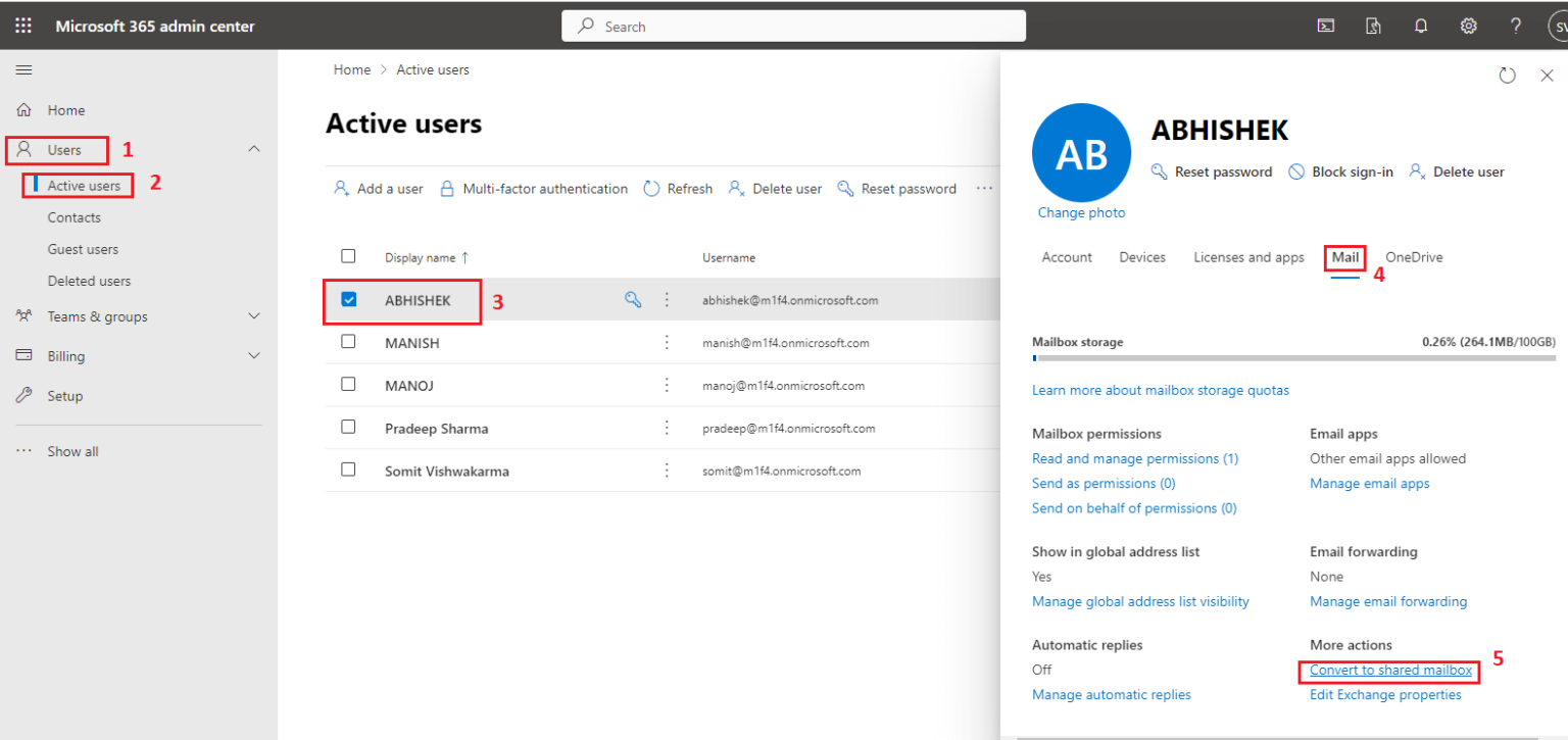 How Do I Convert Mailbox to Shared Mailbox in Office 365?