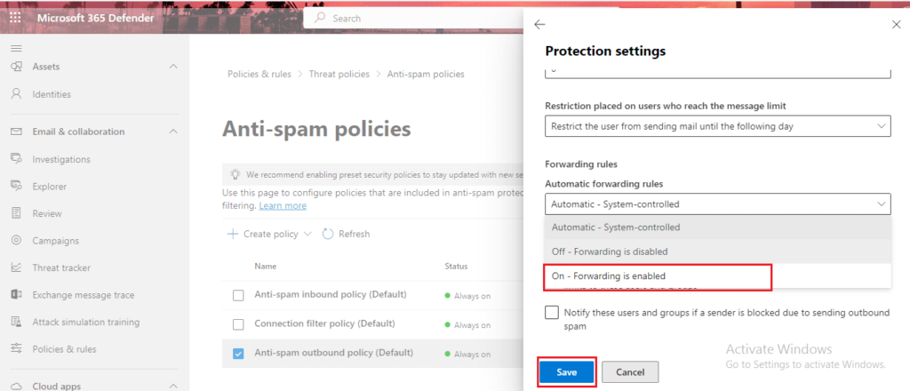How to Enable External Email Forwarding in Microsoft 365?