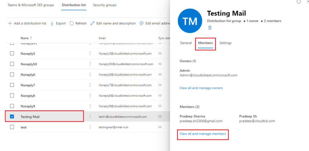 Add Distribution Group Members in Bulk in Microsoft 365