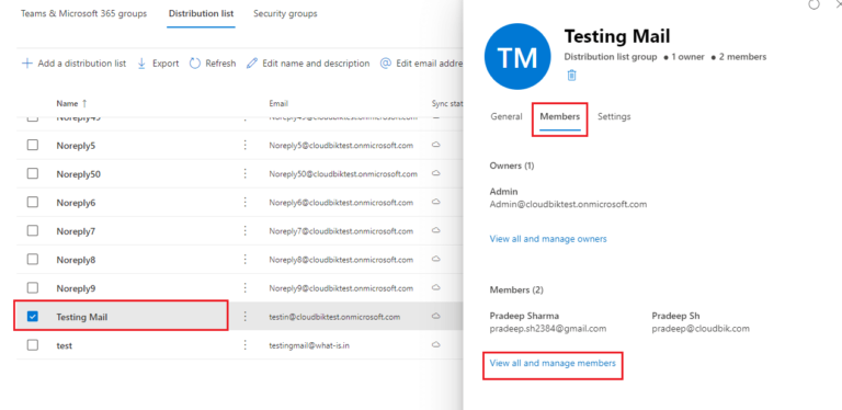 Add Distribution Group Members in Bulk in Microsoft 365