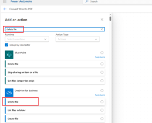 Convert Word to PDF Documents Using Power Automate Flow