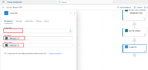 Convert Word to PDF Documents Using Power Automate Flow
