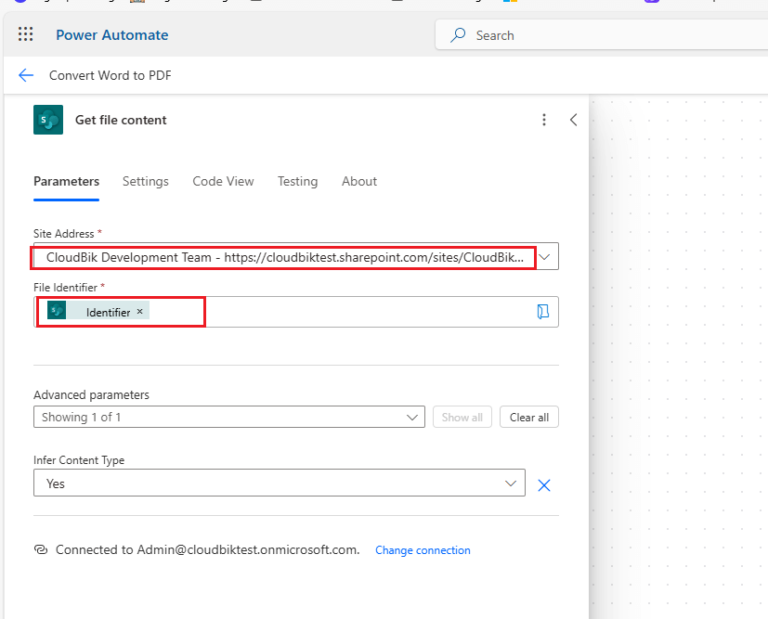 Convert Word to PDF Documents Using Power Automate Flow